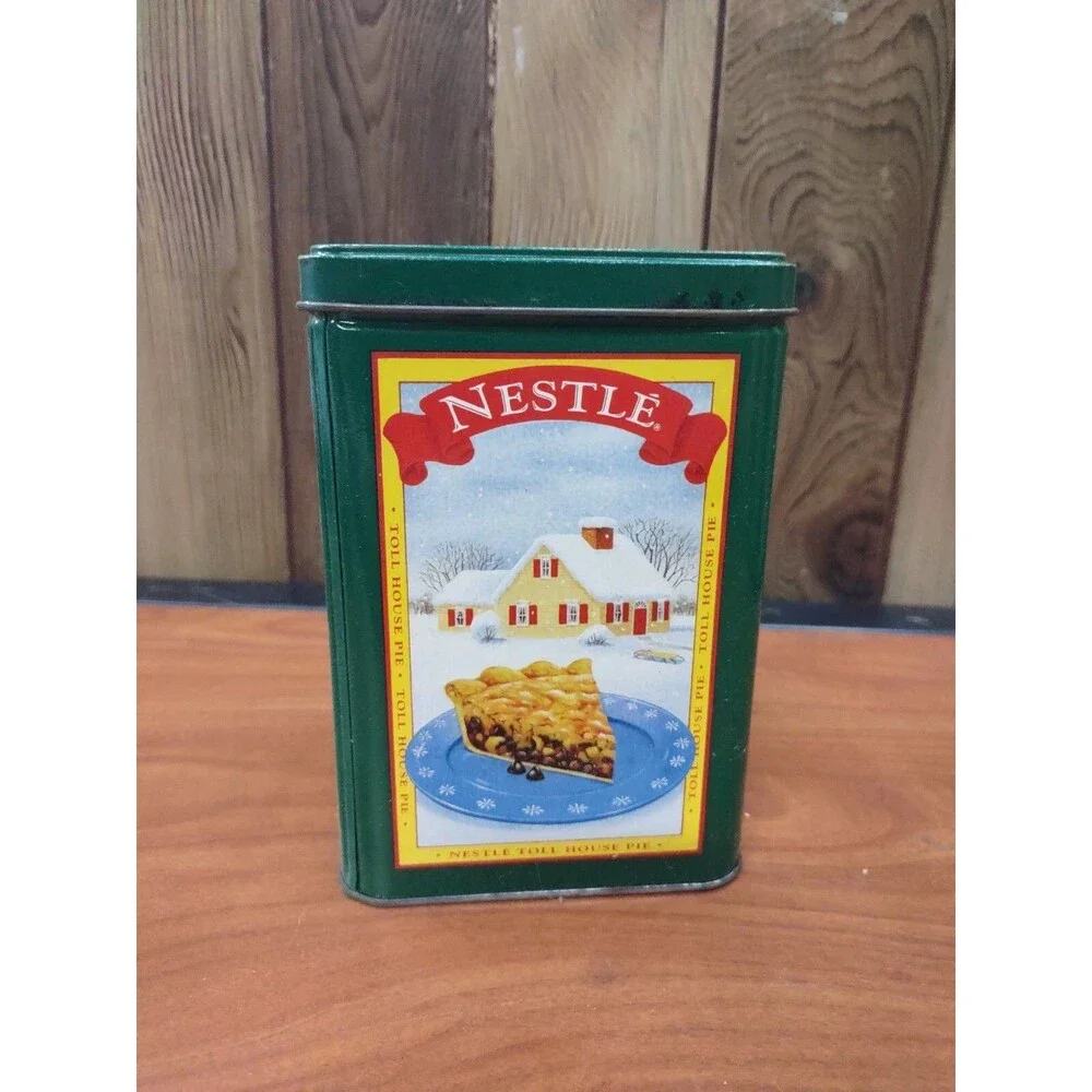 Nestle | Accents | Vtg Nestle Toll House Advertising Tin Seasons ...